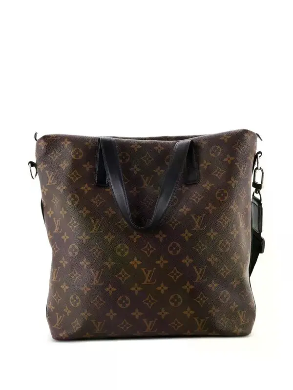 LOUIS VUITTON Macassar Monogram Canvas Tote Bag - Brown