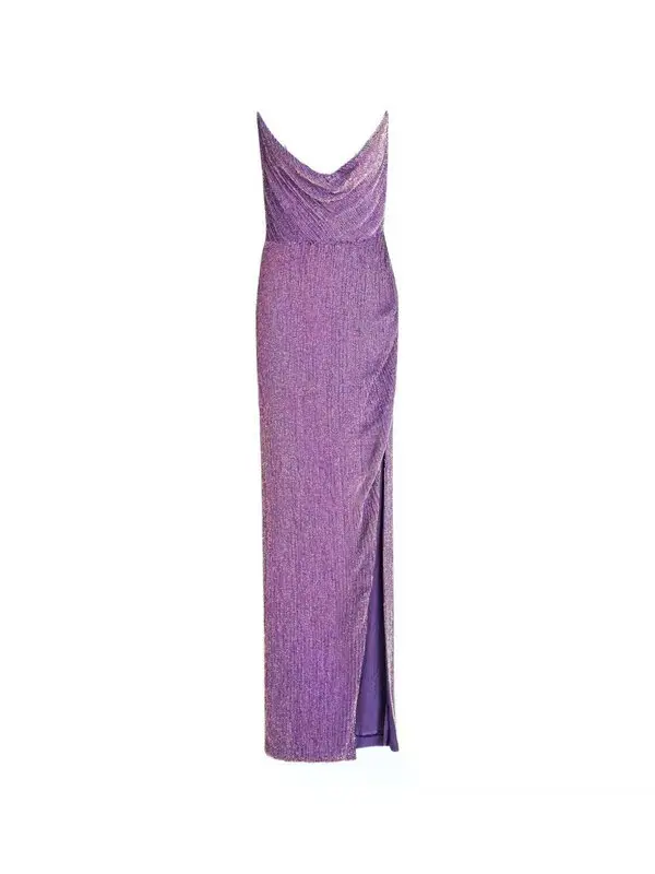 Retrofete Katya Sequin-embellished Gown Maxi Dresse - Purple