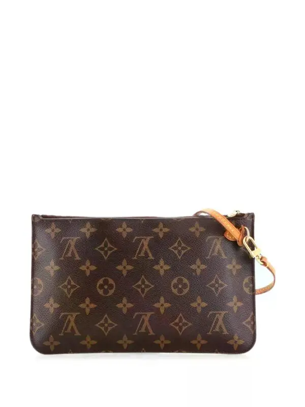 LOUIS VUITTON Neverfull Pochette Monogram Canvas Large Pouch
