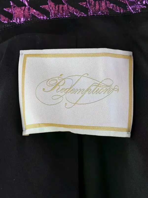Redemption Houndstooth-pattern Blazer