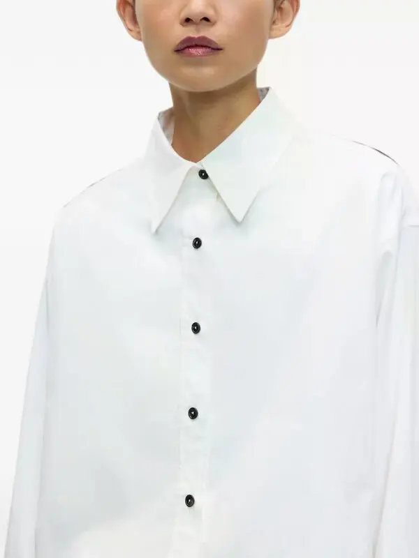 CORDERA Elasticated-hem Oversized Shirt