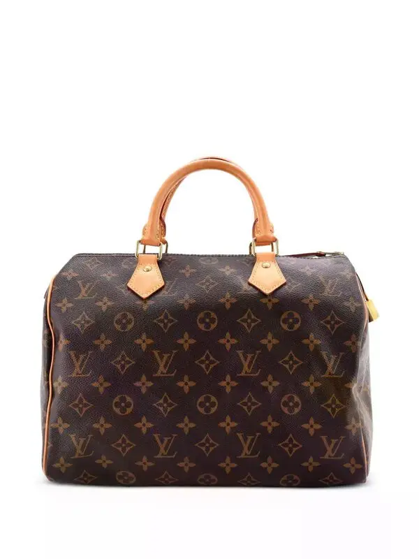 LOUIS VUITTON Monogram Canvas Speedy 30 Satchel Handbag