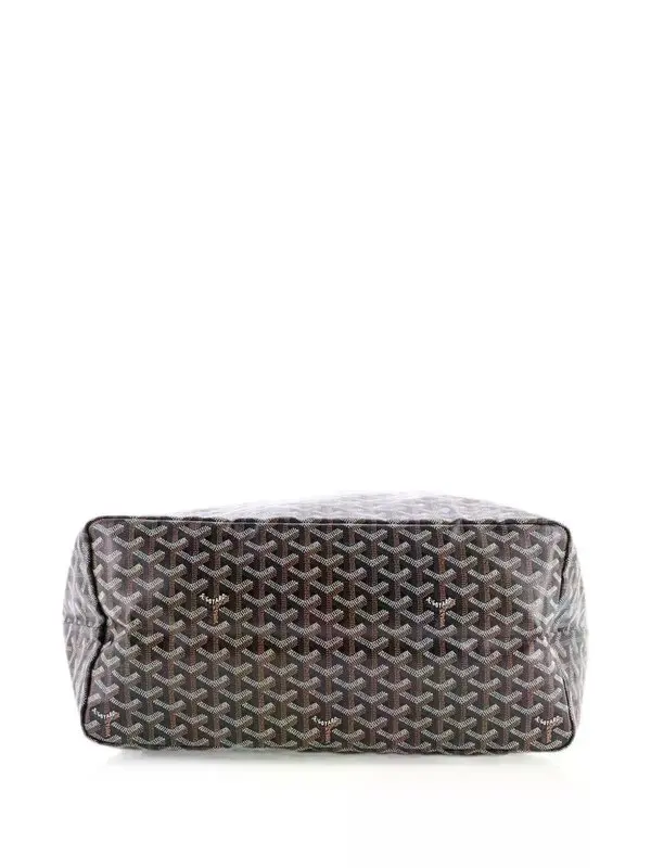 Goyard Saint Louis Reversible Coated Canvas And Printed Canvas Gm Tote Bag - Brown
