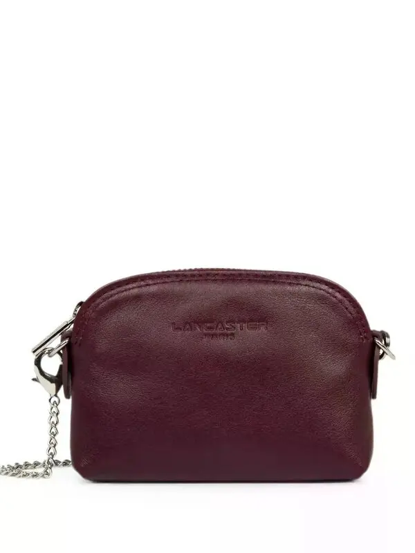 LANCASTER Pm Paris Logo-debossed Chain-link Wallet - Red