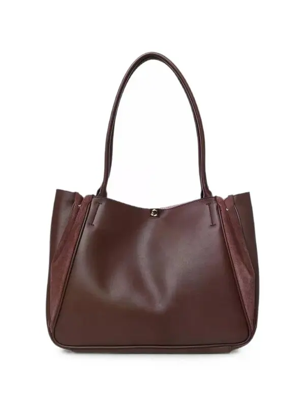 COCCINELLE Suede-panelled Shoulder Bag