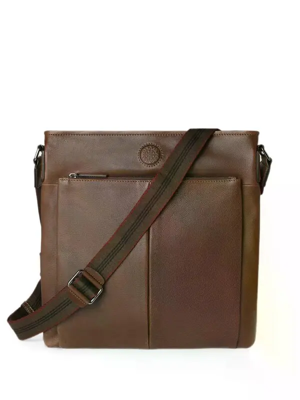 OSPREY Compass Leather Messenger Bag - Brown