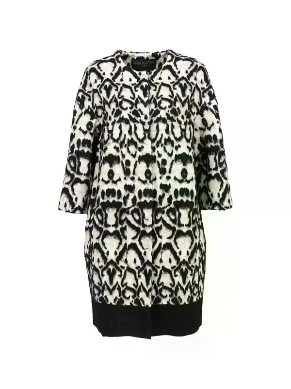 Giambattista Valli Animal-print Coat - White