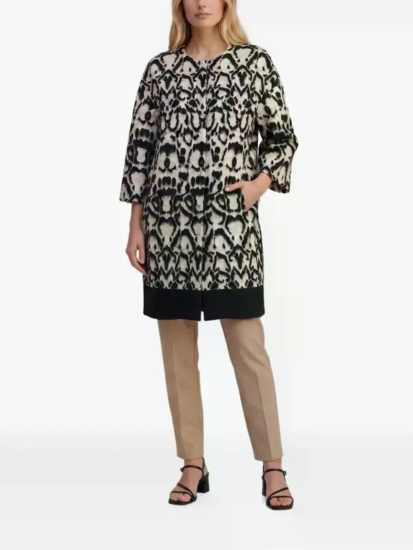 Giambattista Valli Animal Print Coat