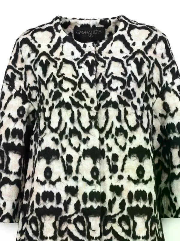 Giambattista Valli Animal Print Coat