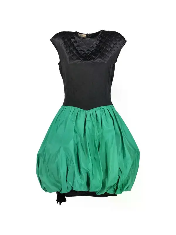 Valentino Garavani Balloon-skirt Mini Dress - Green