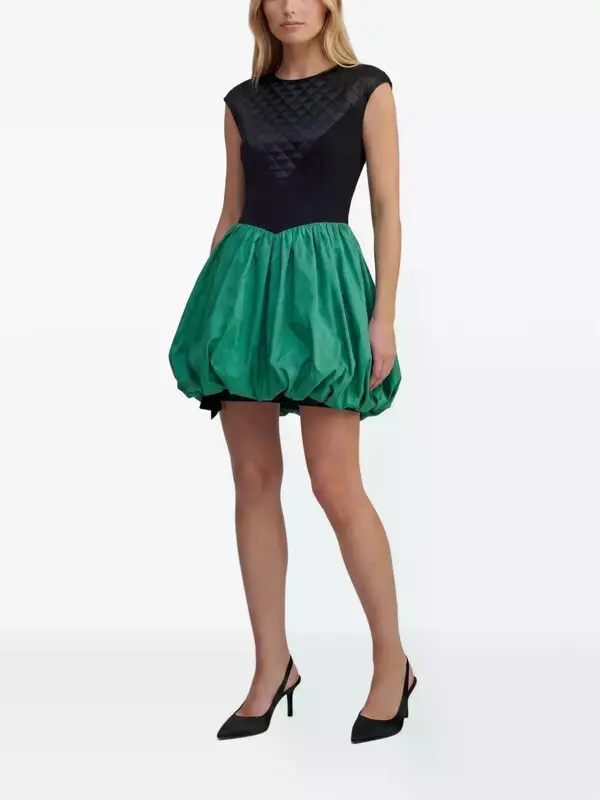 Valentino Garavani Quilted Balloon Skirt Mini Dress