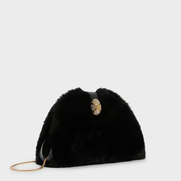 GIUSEPPE ZANOTTI Ophelia Furry Bag