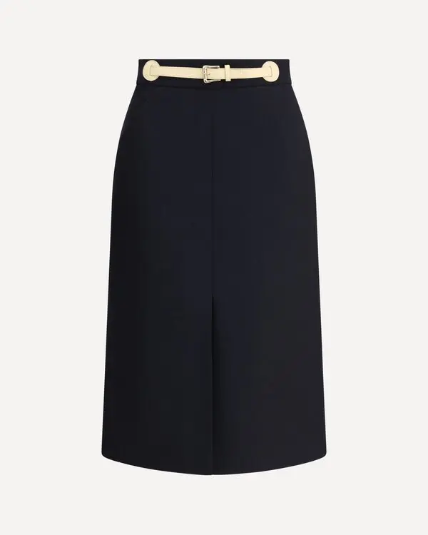 Valentino Garavani Belted Midi Skirt