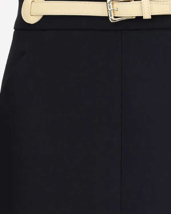 Valentino Garavani Belted Midi Skirt
