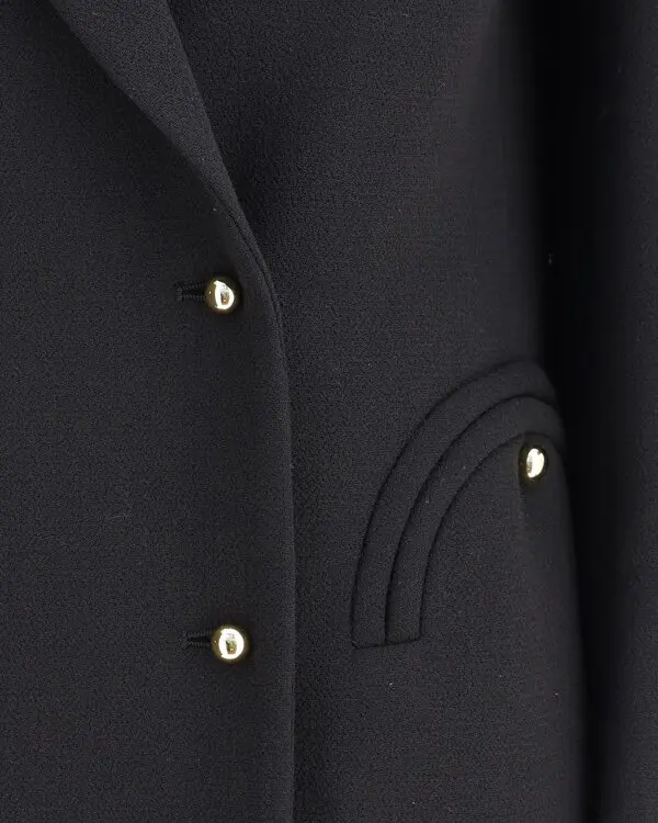 BLAZÉ MILANO Resolute Virgin Wool Blazer - Black