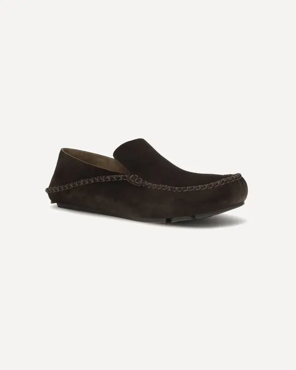 Loewe Rambla Loafers In Suede Calfskin