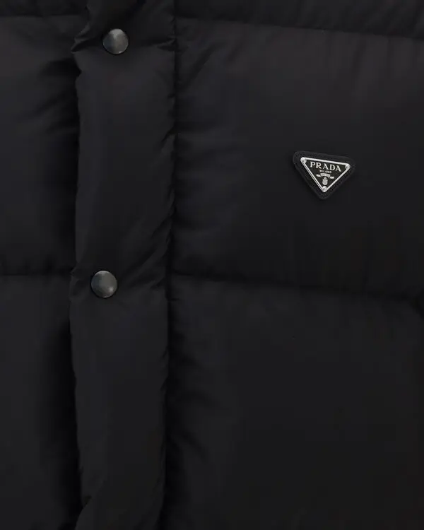 Prada Puffer Jacket Re-nylon With Triangle Logo