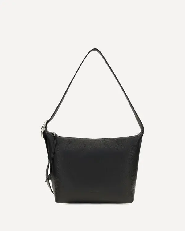 Loewe Medium Loop Hobo Bag In Grained Calfskin