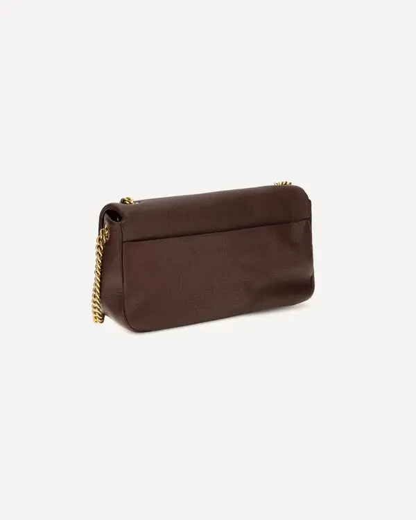Pinko Love Birds Click Soft Horizontal Leather Shoulder Bag