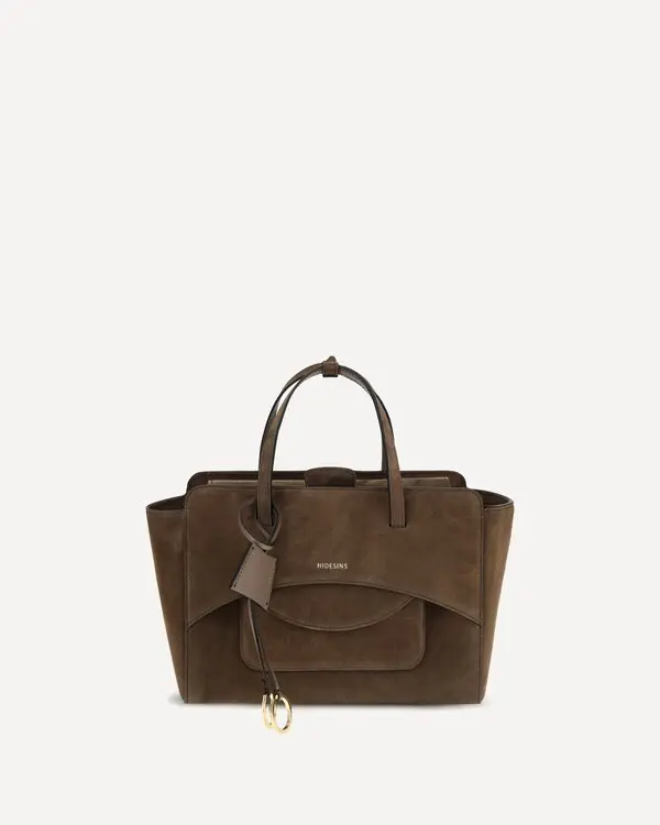 HIDESINS Flap Medium Handbag - Brown