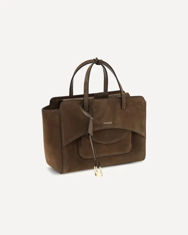 HIDESINS Flap Medium Handbag - Brown
