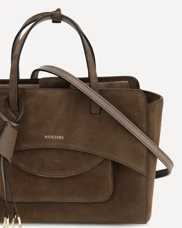 HIDESINS Flap Medium Handbag - Brown