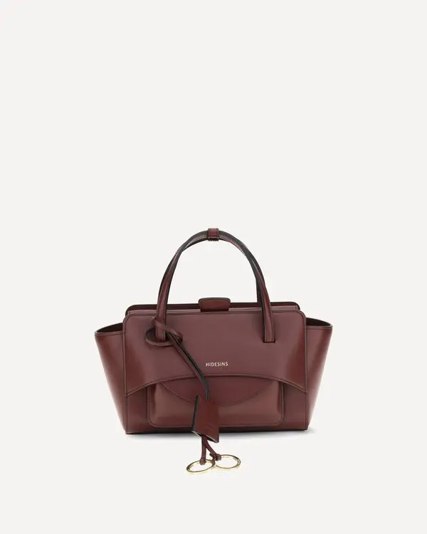HIDESINS Flap Small Handbag - Bordeaux
