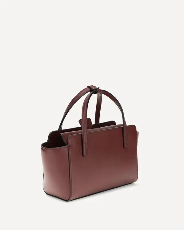 HIDESINS Flap Small Handbag - Bordeaux
