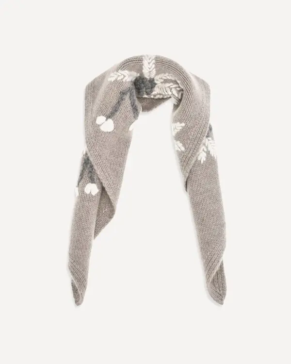 P.a.r.o.s.h P. A.r. O.s. H. Wallaby Floral Knit Scarf