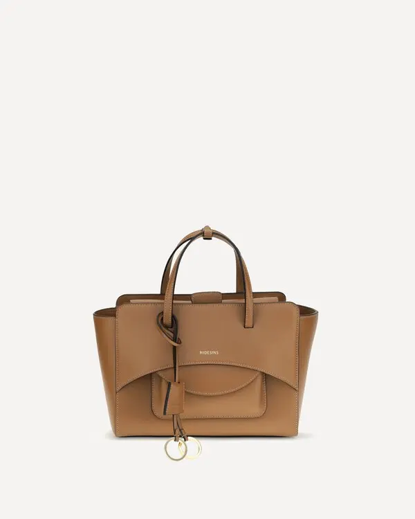 HIDESINS Flap Medium Handbag - Beige