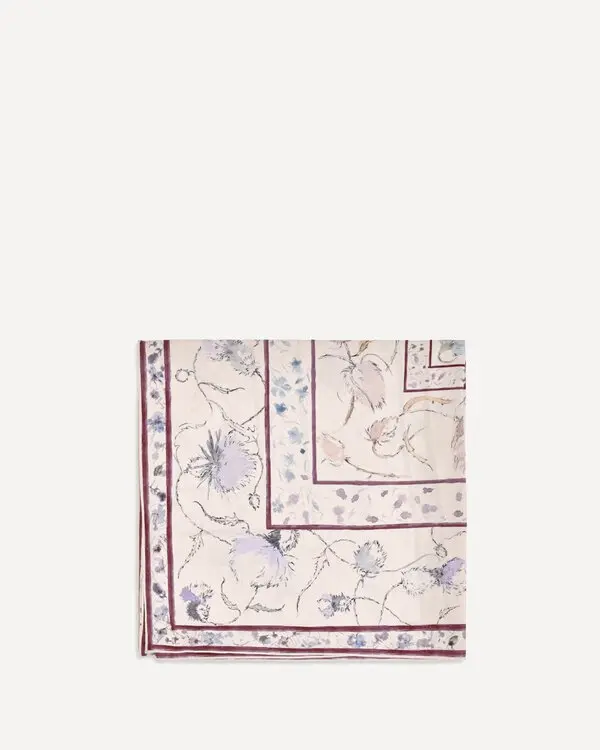Loro Piana Giardino Delle Eccellenze Silk Twill Scarf - Beige