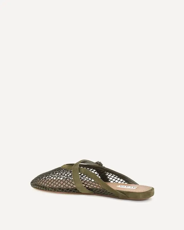 Alaïa Flat Mesh Mules