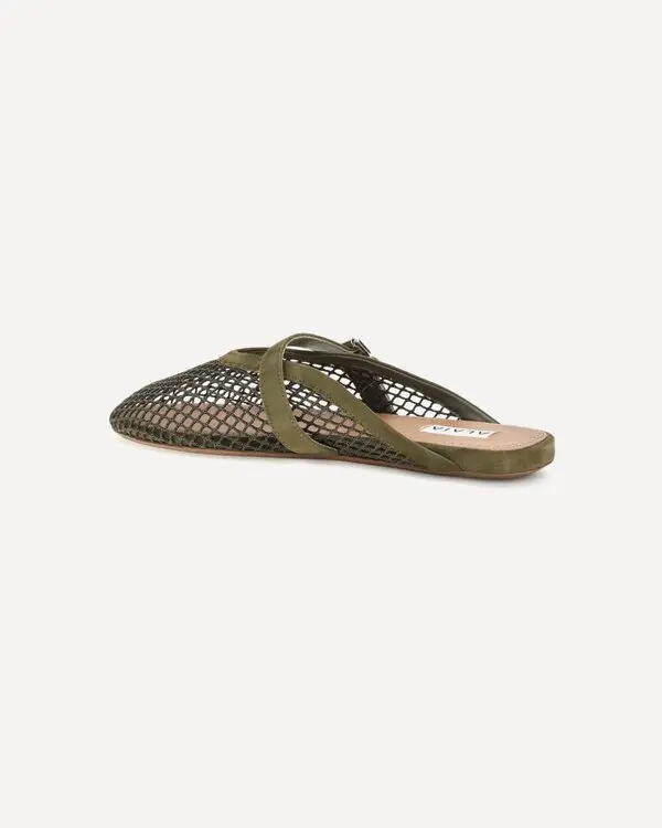 Alaïa Flat Mesh Mules