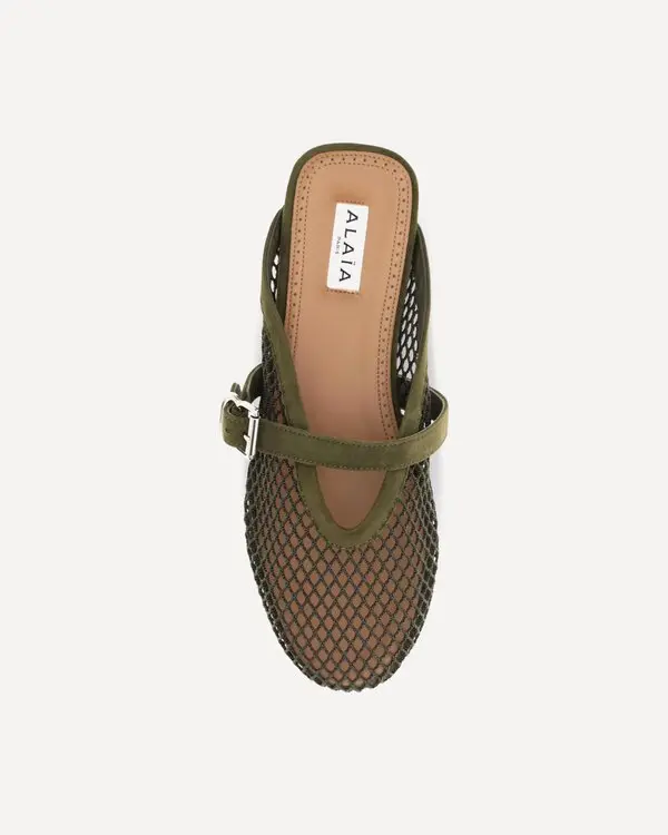 Alaïa Flat Mesh Mules
