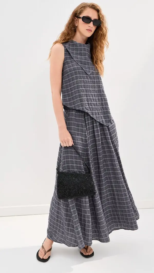 LE BOP Martha Checked Skirt