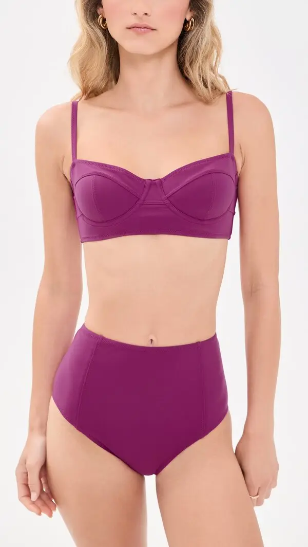 Ulla Johnson Zahara High Waisted Bikini Bottoms