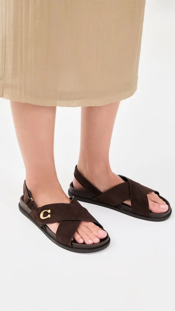 COACH Criss Cross Sandals