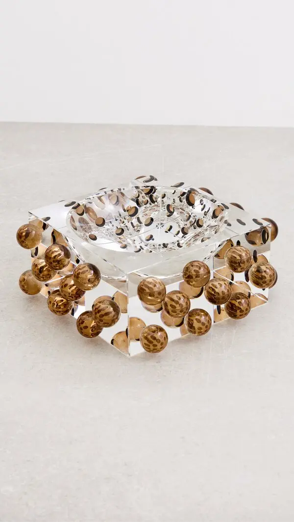 TIZO DESIGN Crystal Glass Scattered Balls Bowl