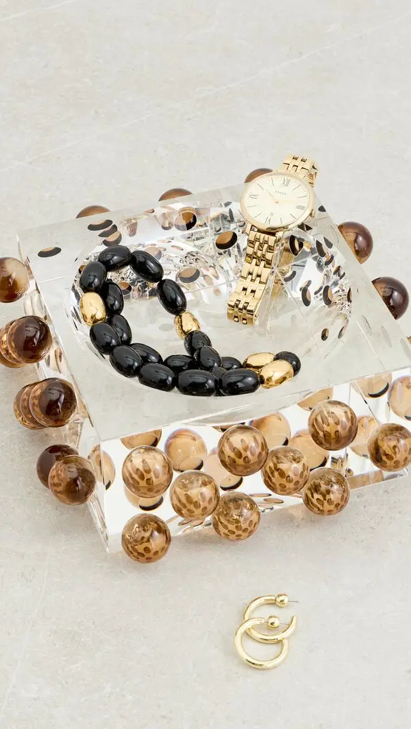 TIZO DESIGN Crystal Glass Scattered Balls Bowl
