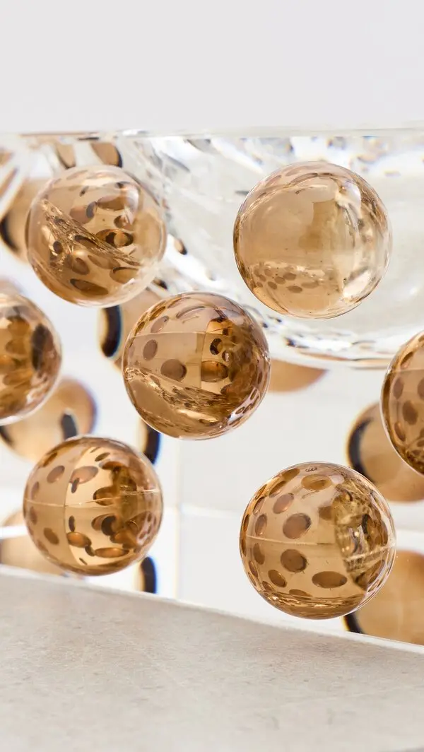 TIZO DESIGN Crystal Glass Scattered Balls Bowl