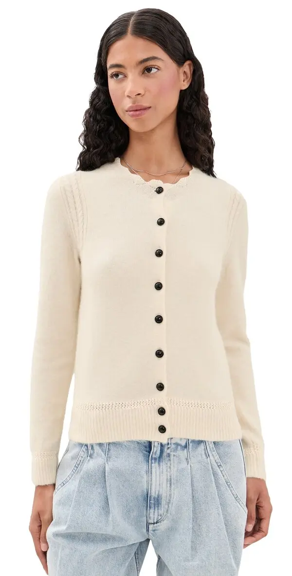 Isabel Marant Étoile Naia Cardigan - Ecru