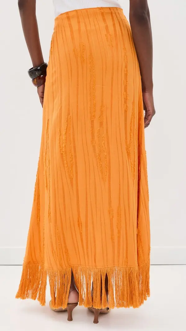 YELLOW THE LABEL Lennie Fringe Skirt
