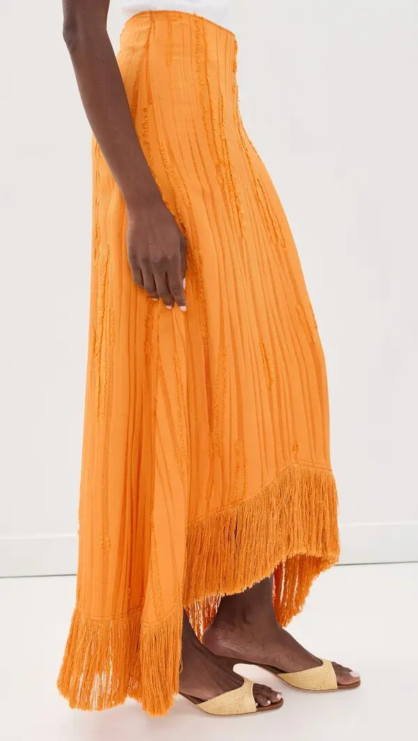 YELLOW THE LABEL Lennie Fringe Skirt