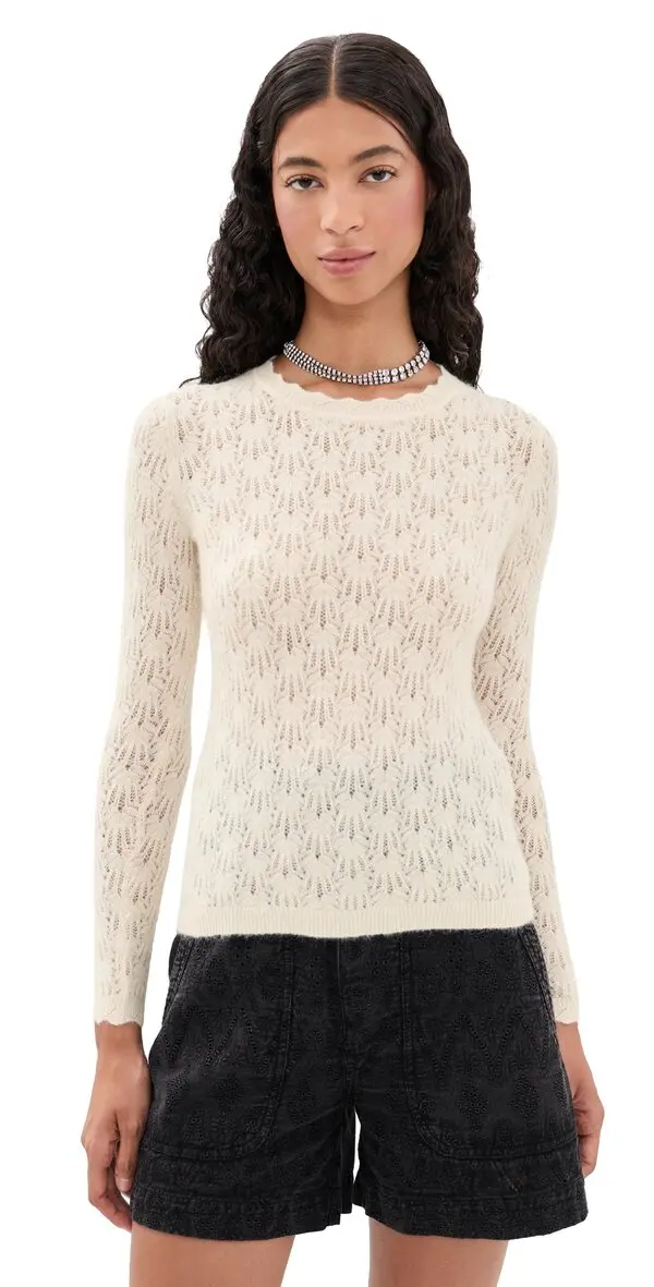 Isabel Marant Étoile Obeline Alpaca Sweater - Ecru