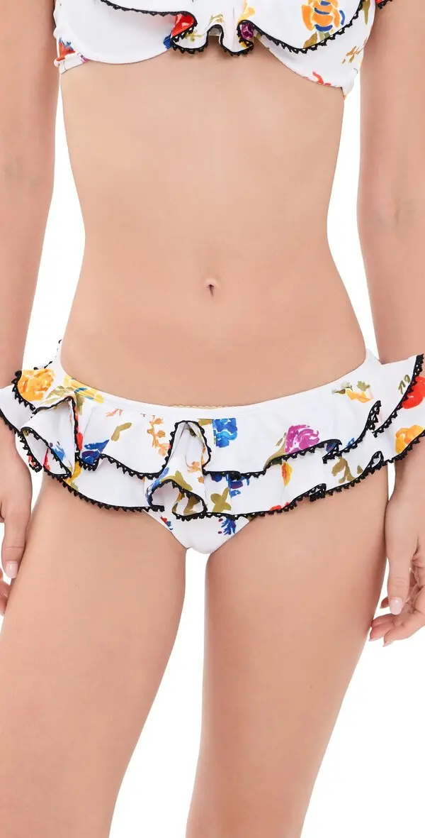 Caroline Constas Lotus Bikini Bottoms