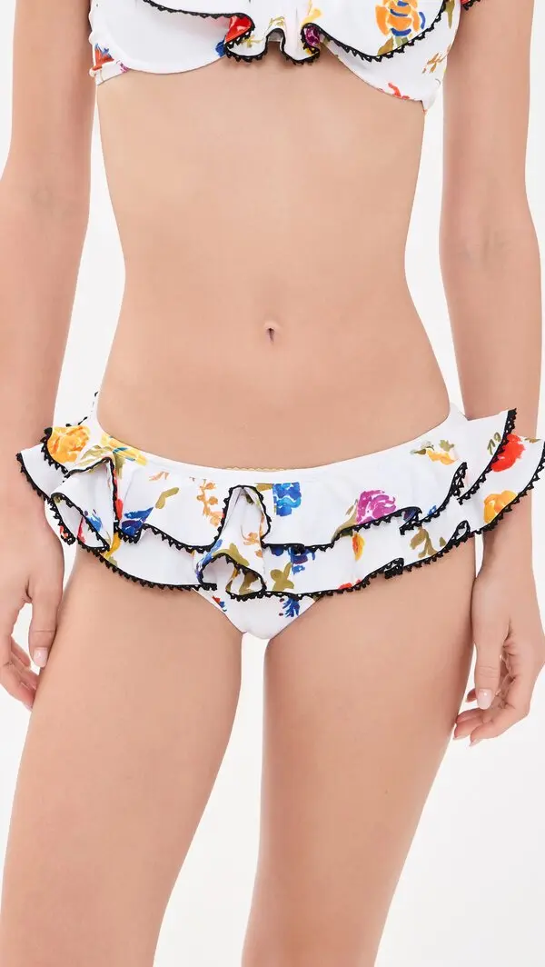 Caroline Constas Lotus Bikini Bottoms