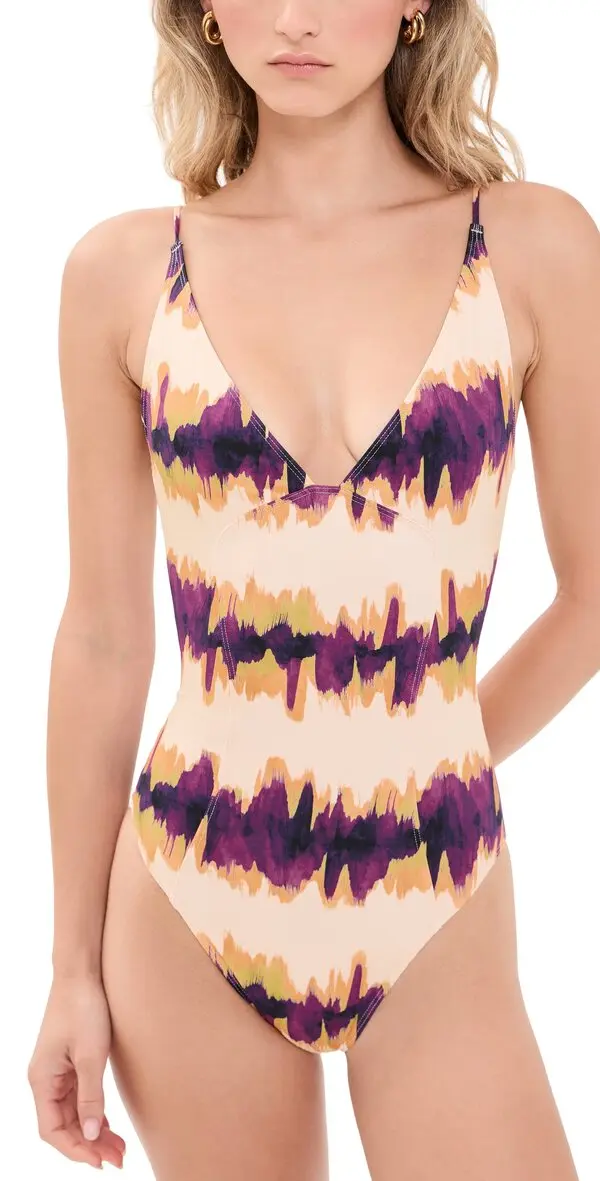 Ulla Johnson Alba Deep V Maillot Piece