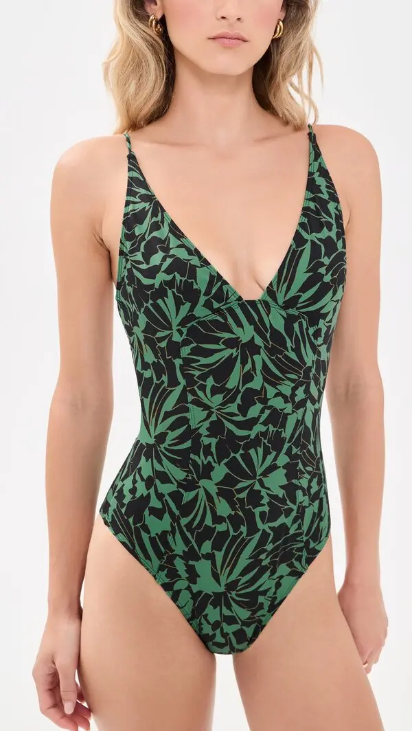 Ulla Johnson Alba Deep V Maillot Piece
