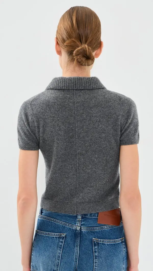 Simkhai Twila Cashmere Polo Top