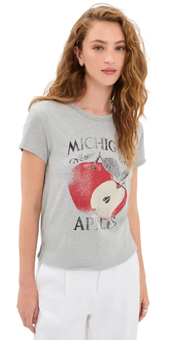 Free People Nova Graphic Tee - Apple Combo